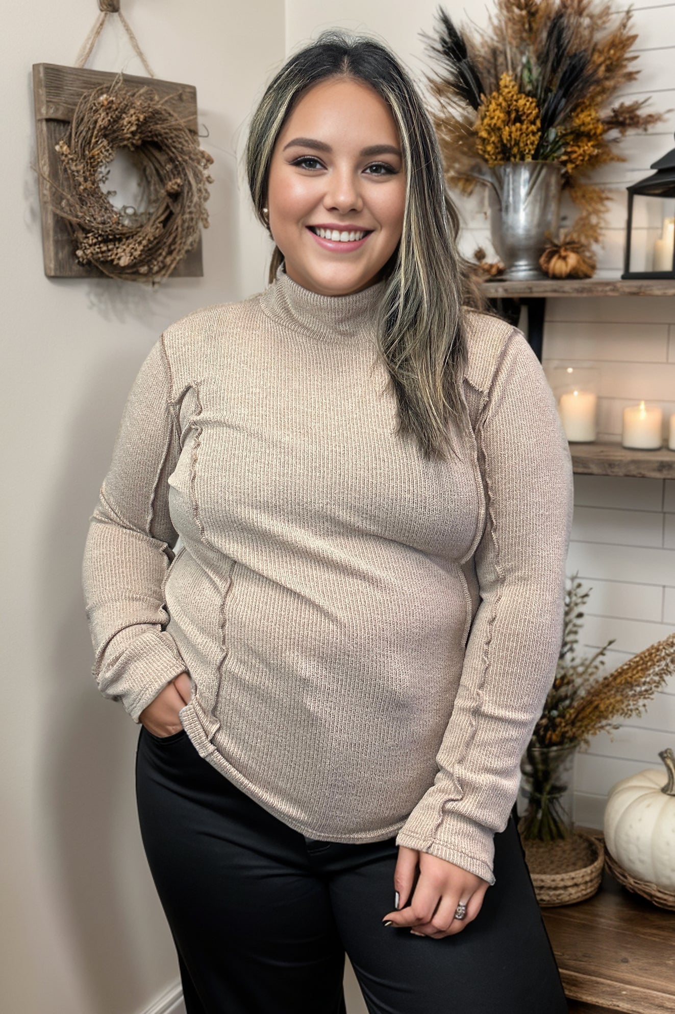 Beautifully Demure - Mockneck – Orchard Way